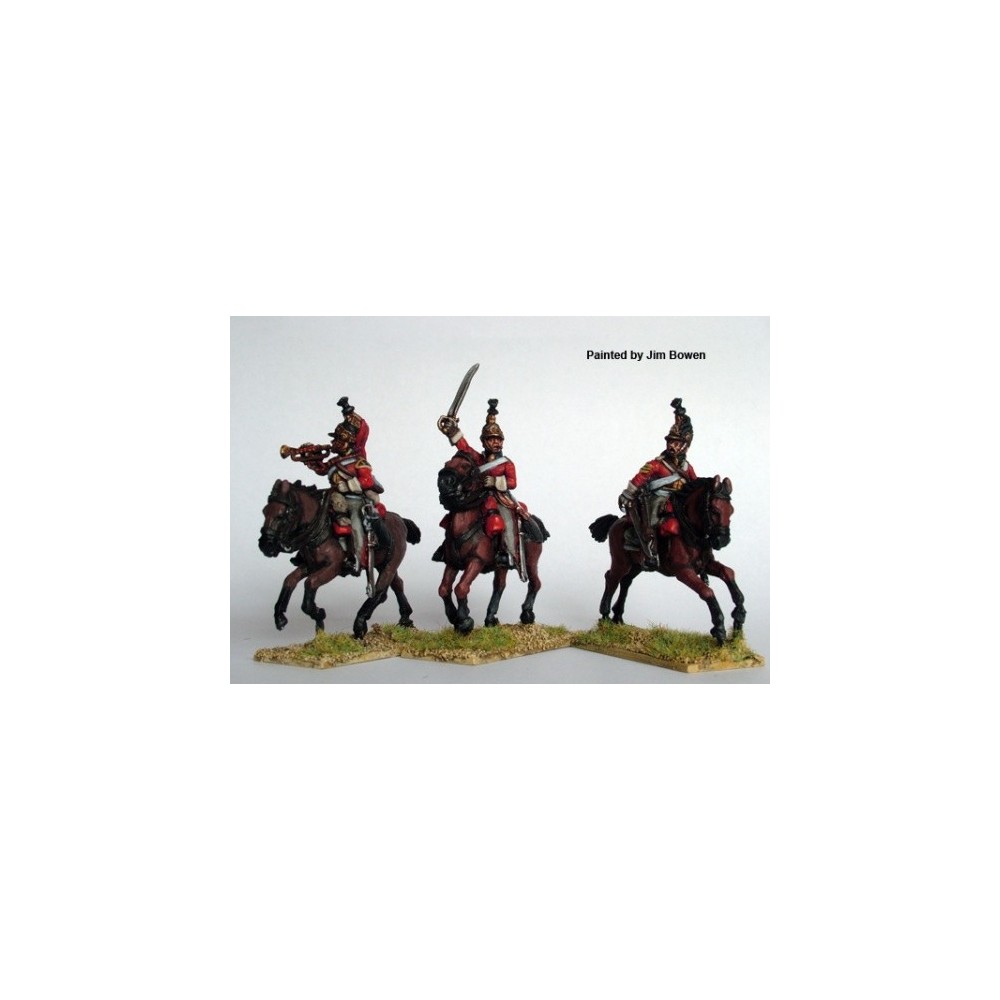 British Heavy Dragoon Dragoon Guard command galloping