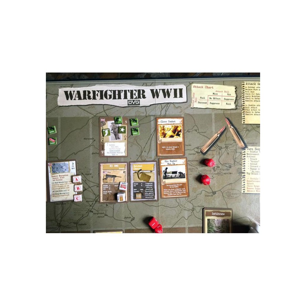 Warfighter The WWII Tactical Combat Card Game