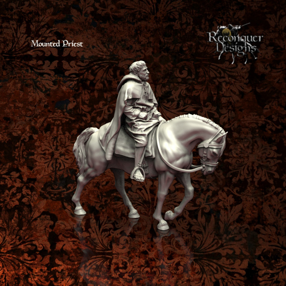 Medieval Mounted Priest