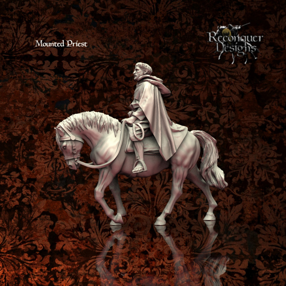 Medieval Mounted Priest
