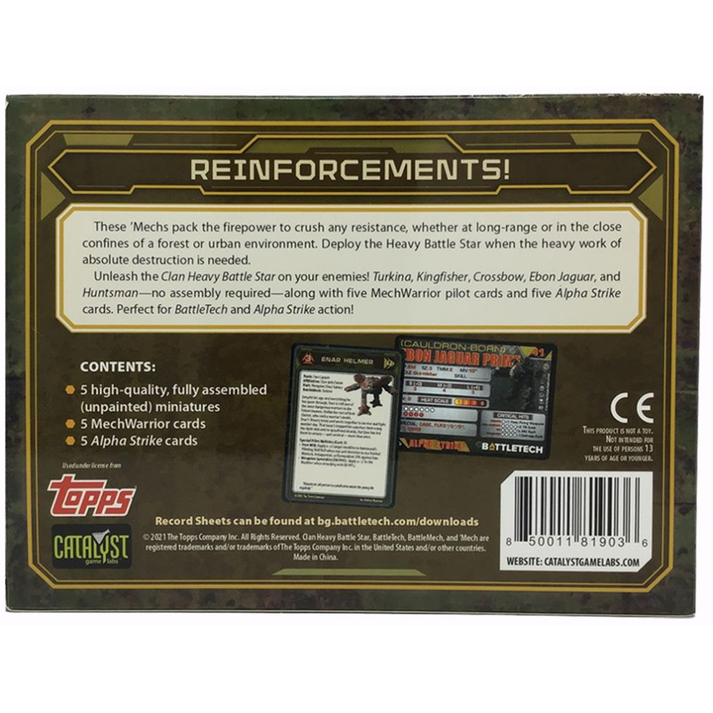 BattleTech Clan Heavy Battle Star