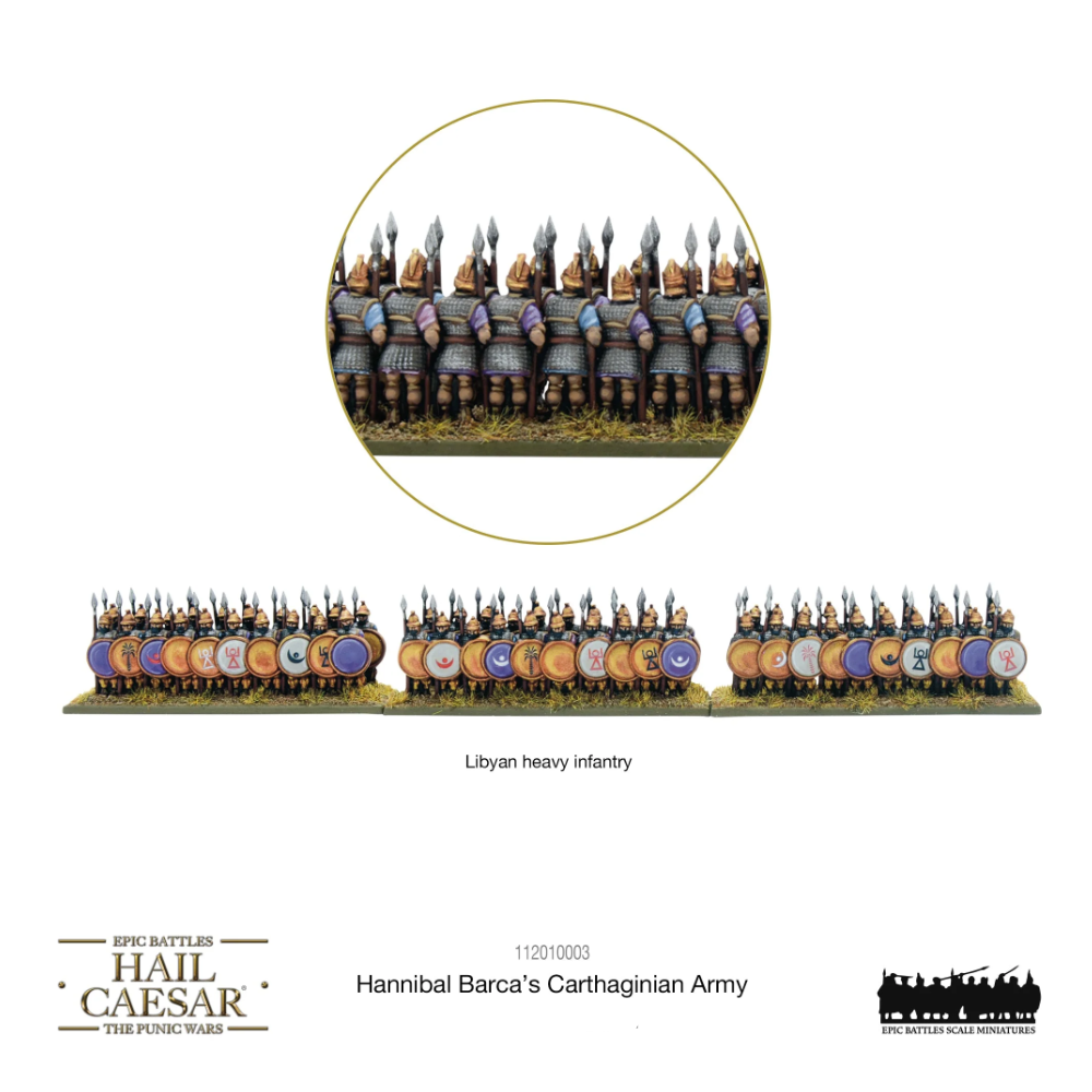 Hail Caesar Epic Battles (Punic Wars): Hannibal Barca's Carthaginian Army