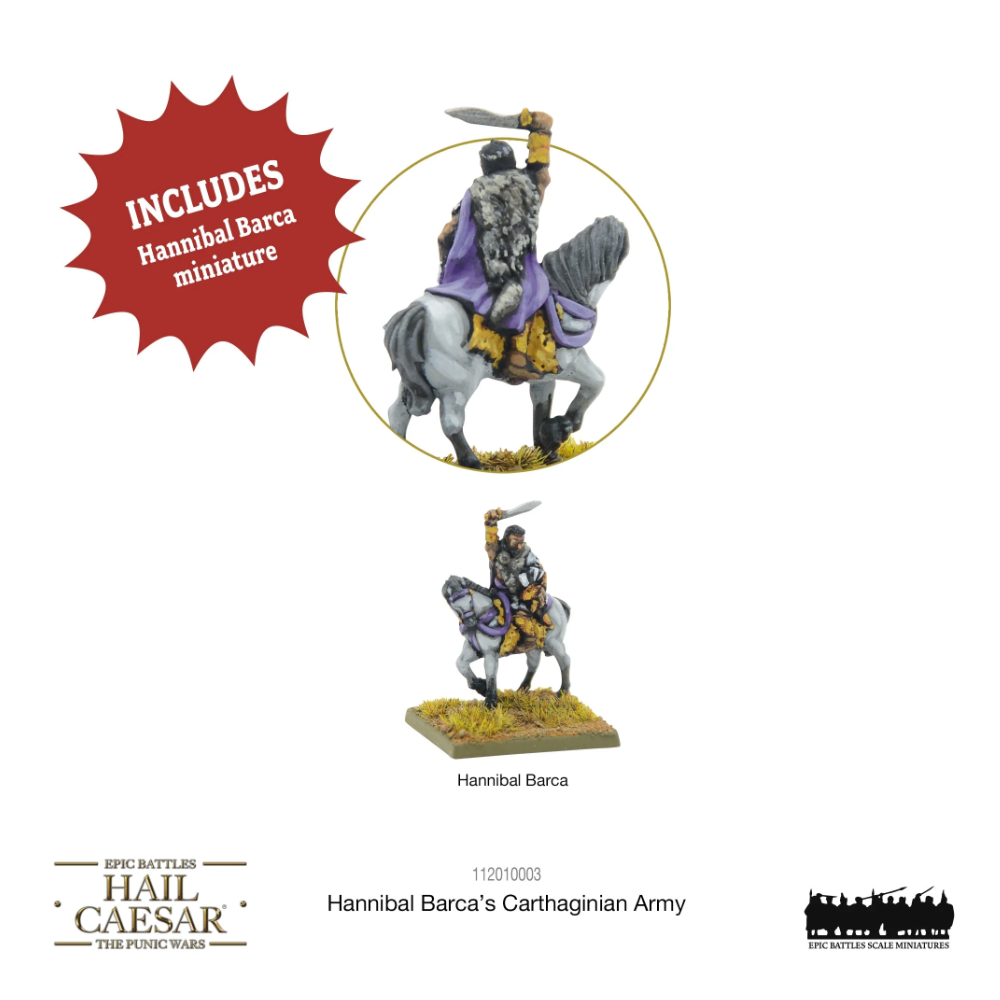 Hail Caesar Epic Battles (Punic Wars): Hannibal Barca's Carthaginian Army