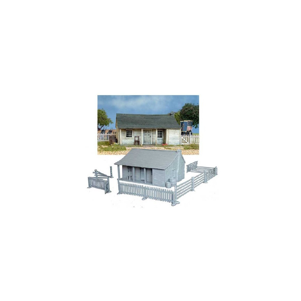 North American Cabin or Farmhouse 1750-1900
