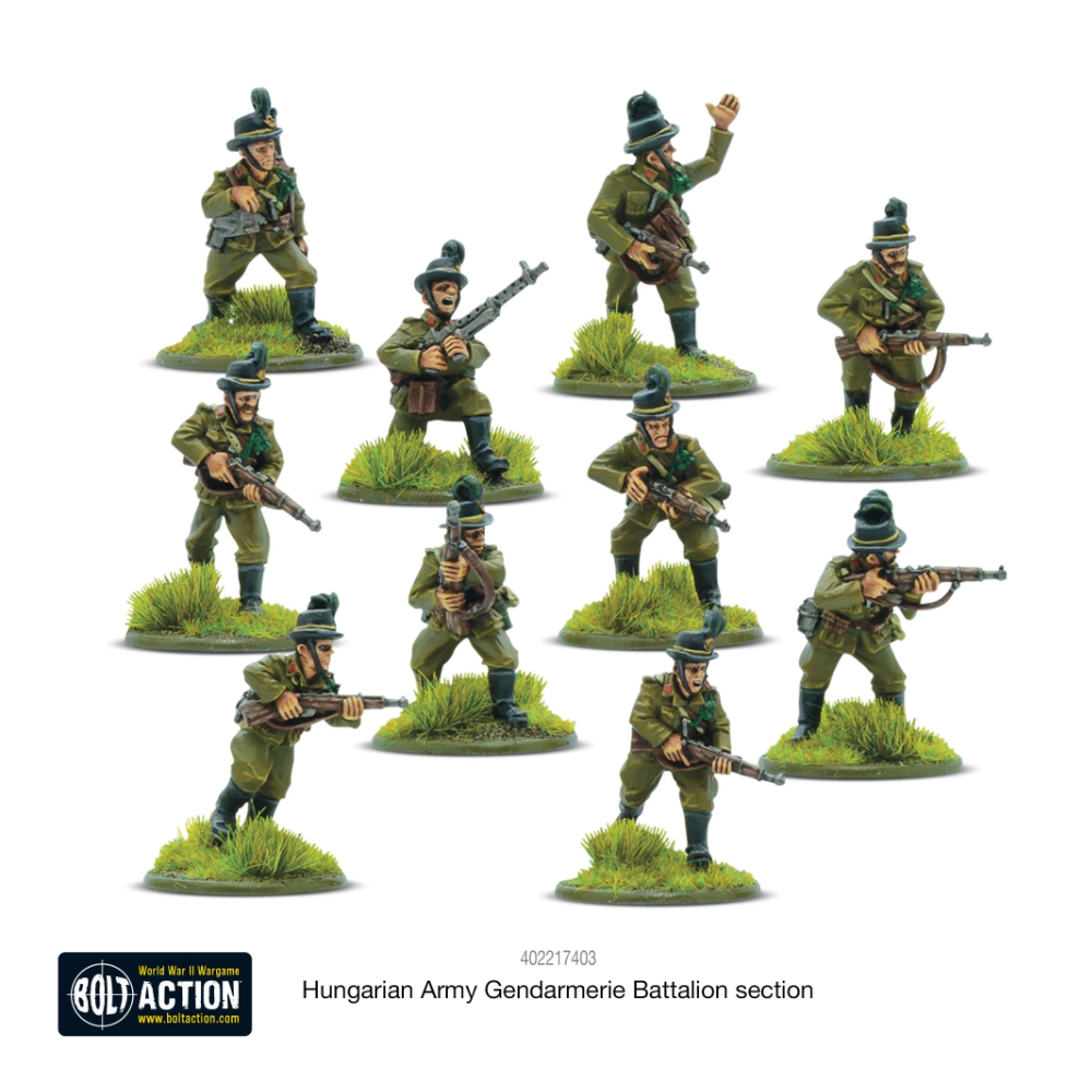 Bolt Action Hungarian Army Gendarmerie Battalion Section